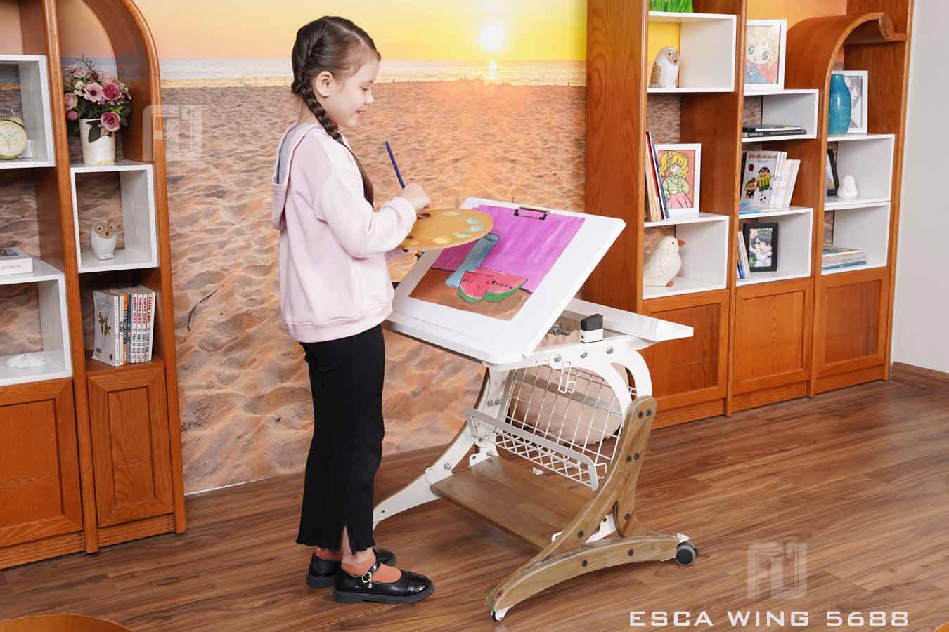 Esca Light | Bàn học thông minh chống gù cận ESCA - sản phẩm ergonomic ...