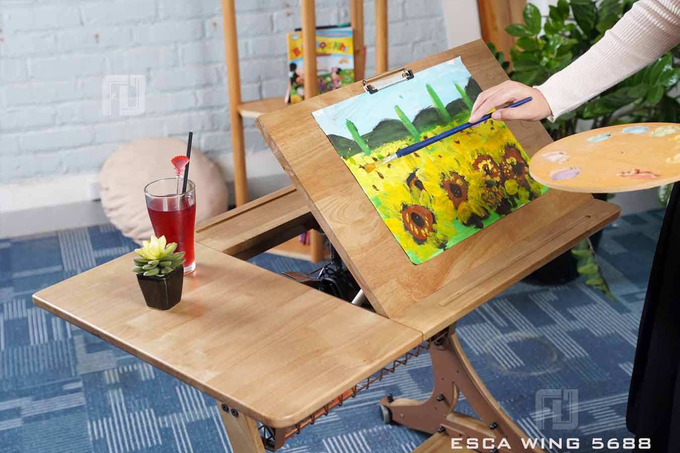 Esca Light | Bàn học thông minh chống gù cận ESCA - sản phẩm ergonomic ...