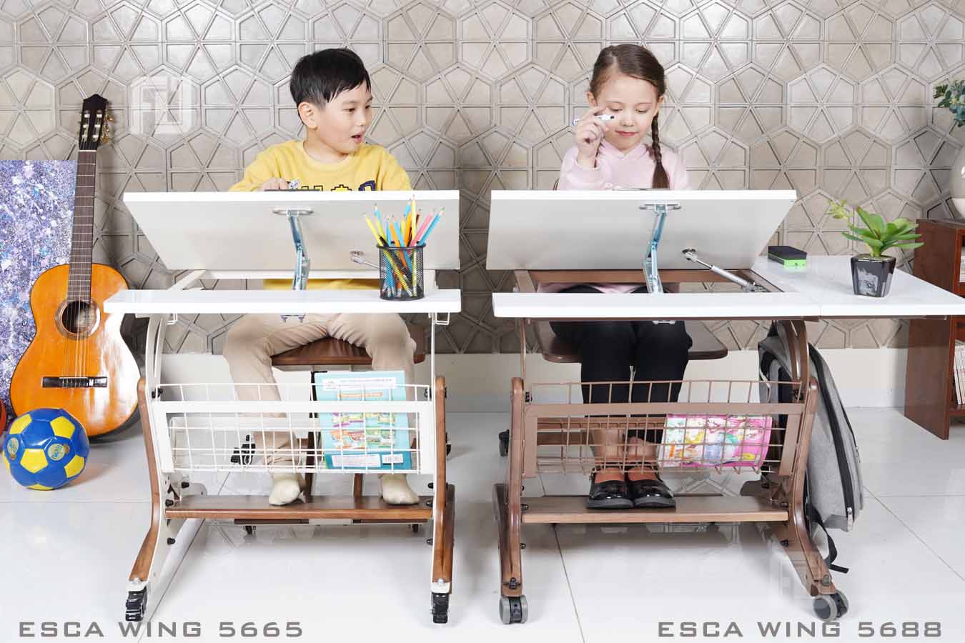 Esca Light | Bàn học thông minh chống gù cận ESCA - sản phẩm ergonomic ...