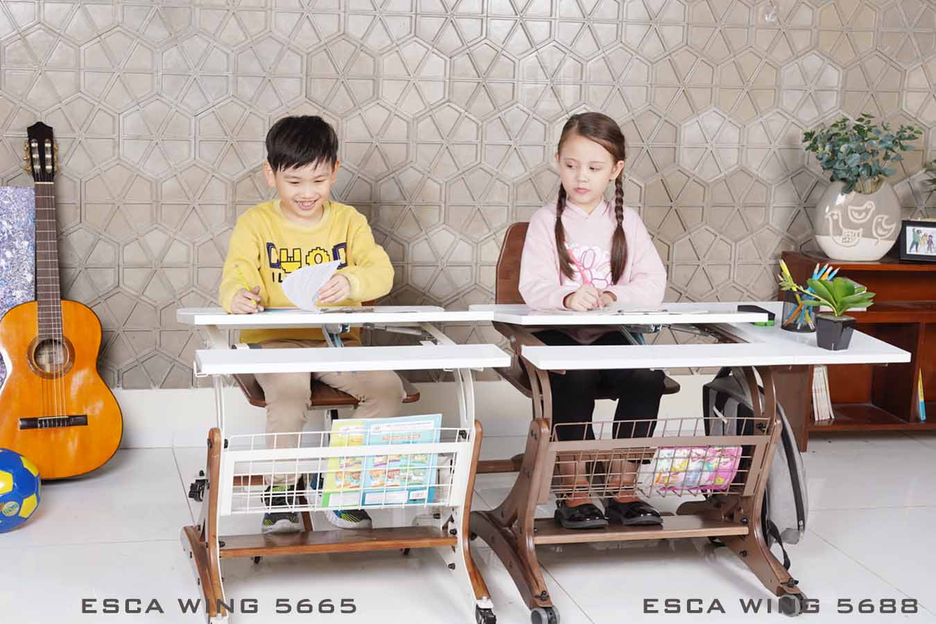 Esca Light | Bàn học thông minh chống gù cận ESCA - sản phẩm ergonomic ...