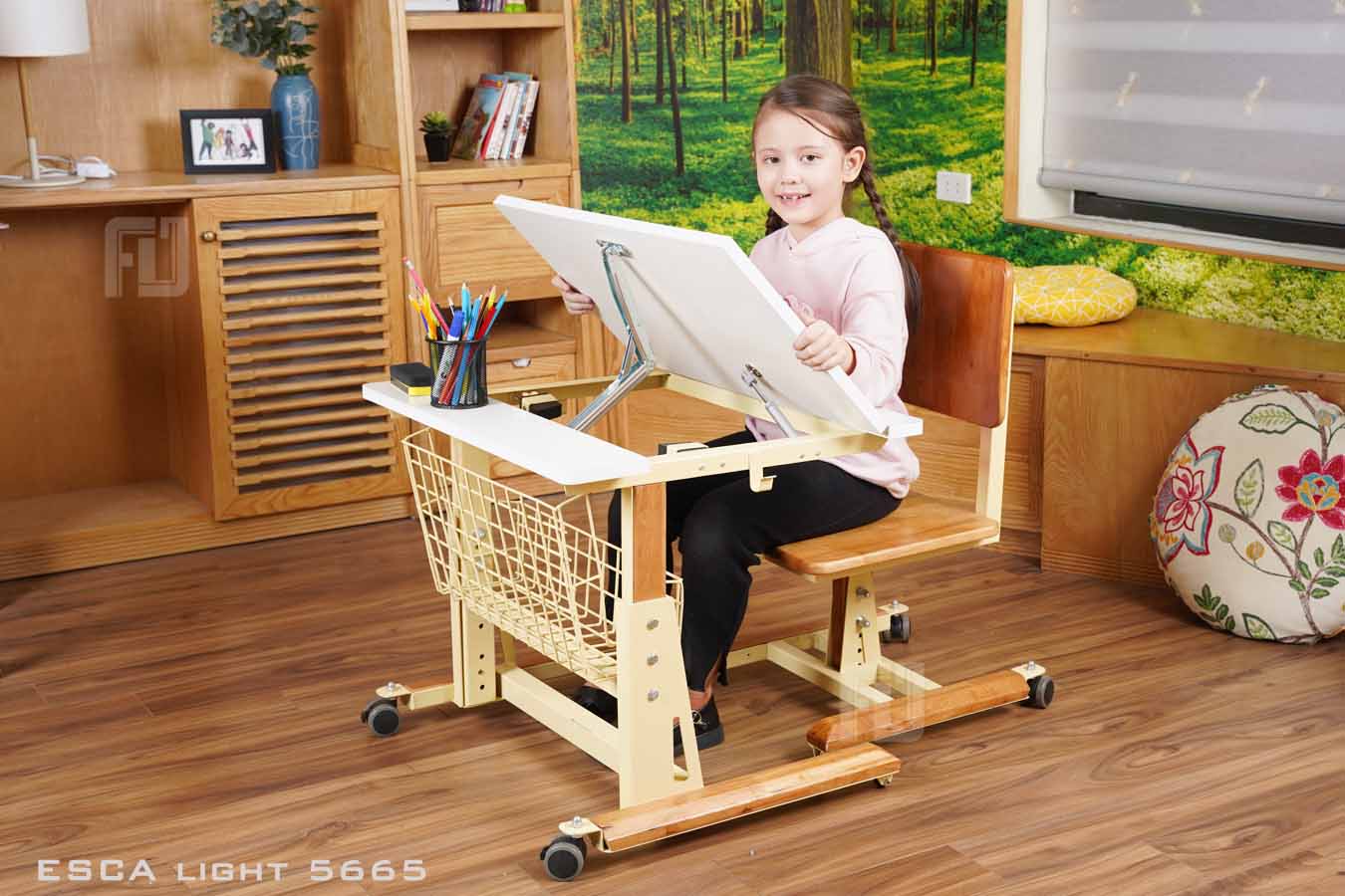 Esca Light | Bàn học thông minh chống gù cận ESCA - sản phẩm ergonomic ...